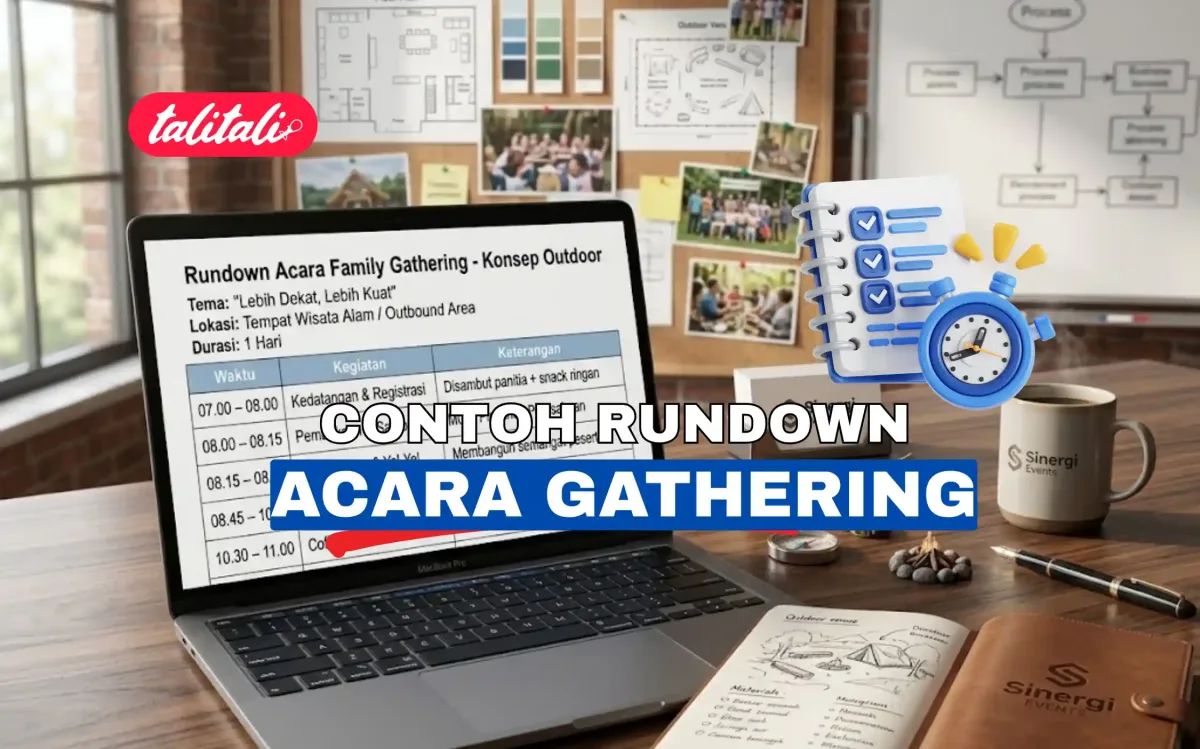 Contoh Rundown Acara Gathering Kantor yang Rapi d... | Talitali