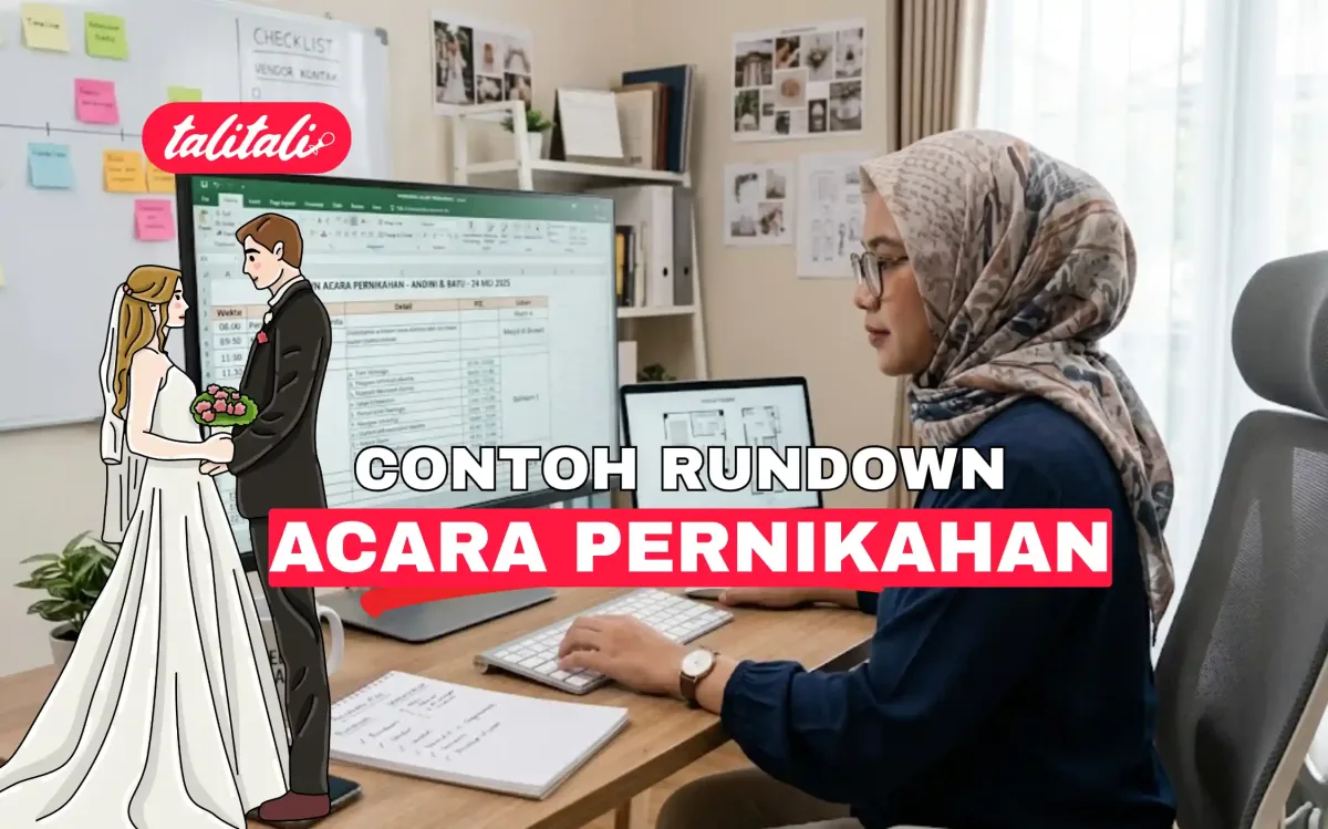 7 Contoh Rundown Acara Pernikahan dari Akad hingg... | Talitali